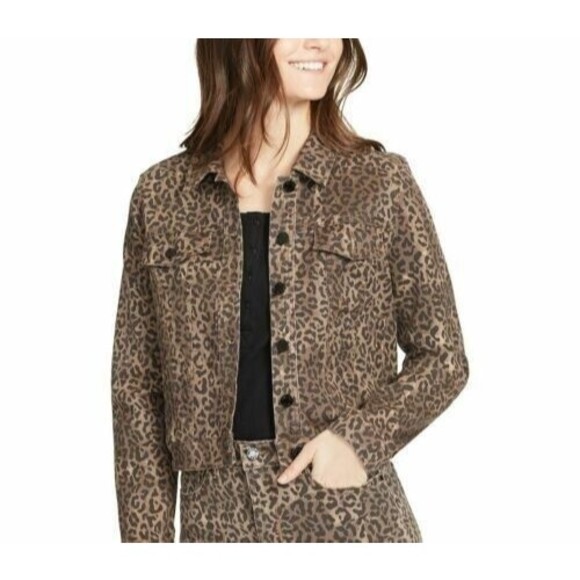 William Rast | Jackets & Coats | William Rast Animal Print Denim Jacket ...